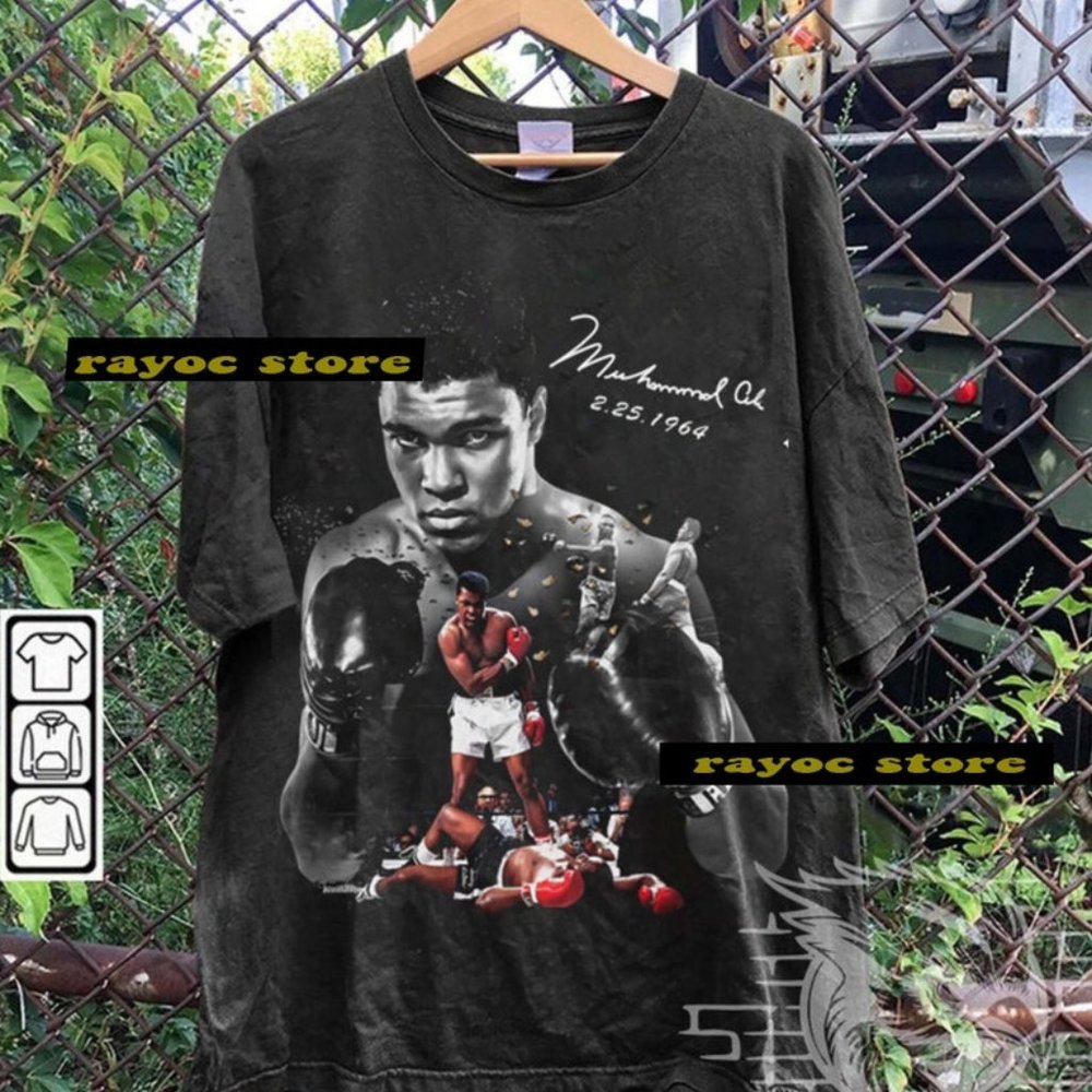 Vintage Bootleg Style Muhammad Ali Shirt, Muhammad Al… - Gem